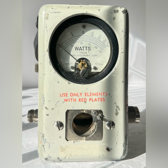 Bird Electronics | Other | Vintage Bird Model 44 Watts 50 Ohms Thruline ...